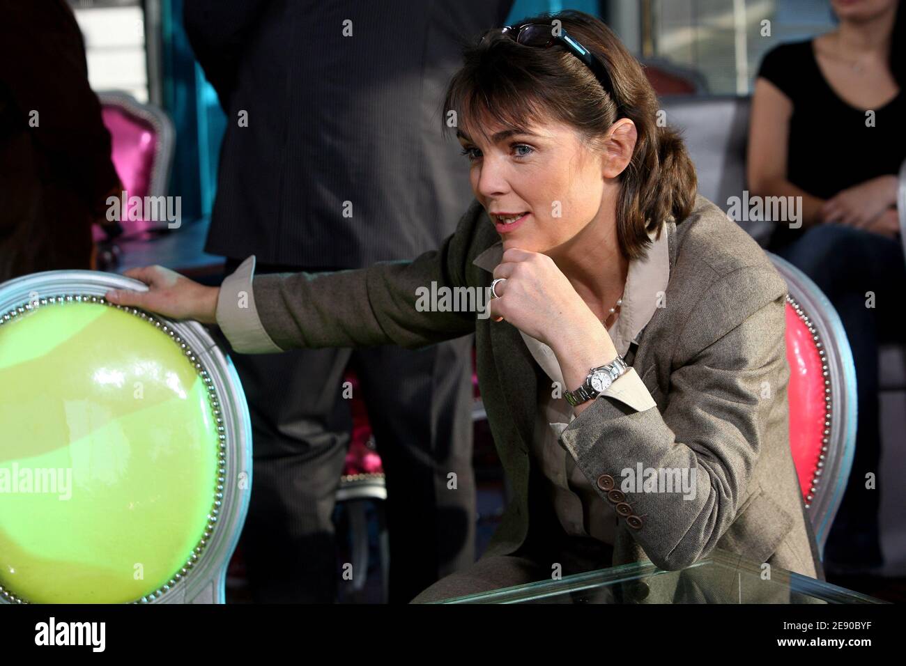 Former judoka and UMP Clichy mayoral candidate, Marie-Claire Restoux ...