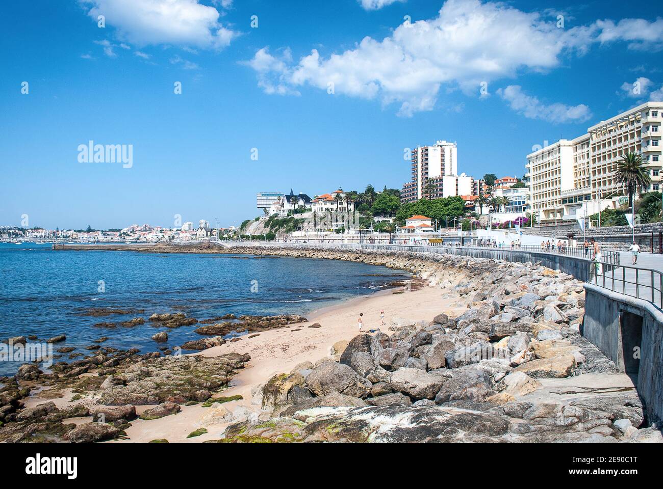 Estoril and Cascais seafront just outside of Lisbon in Portugal Stock ...