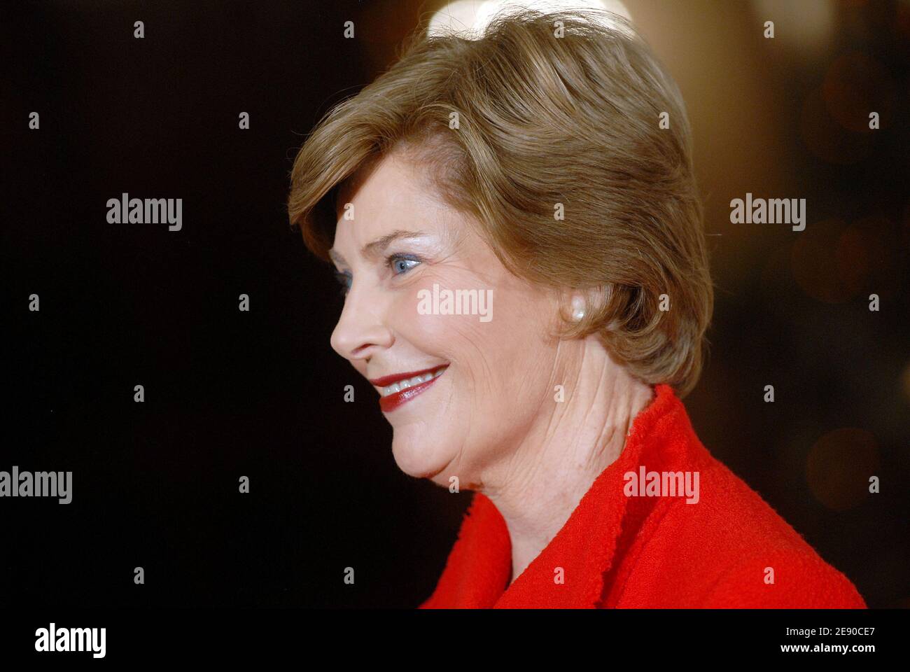 Laura bush first lady portrait hi-res stock photography and images - Alamy