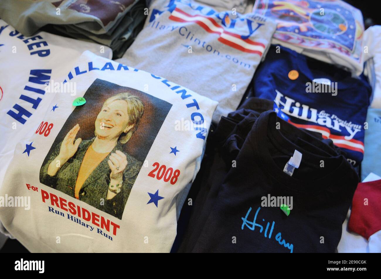 Democrat Merchandise is on display at the Democratic National Committee ...