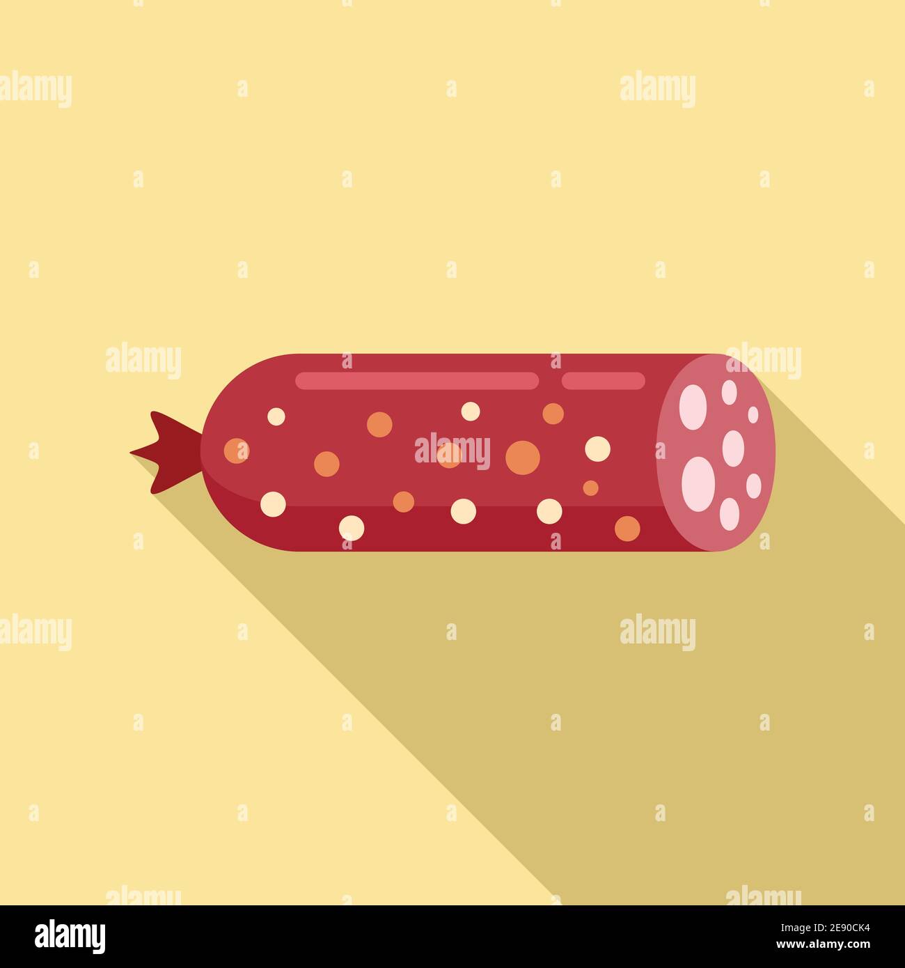 Sausage frankfurter icon, flat style Stock Vector Image & Art - Alamy