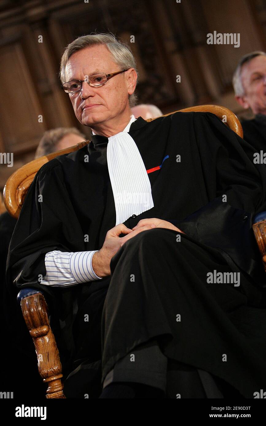Yves Repiquet attends the Offcial lawyers rentry at the court hall in ...