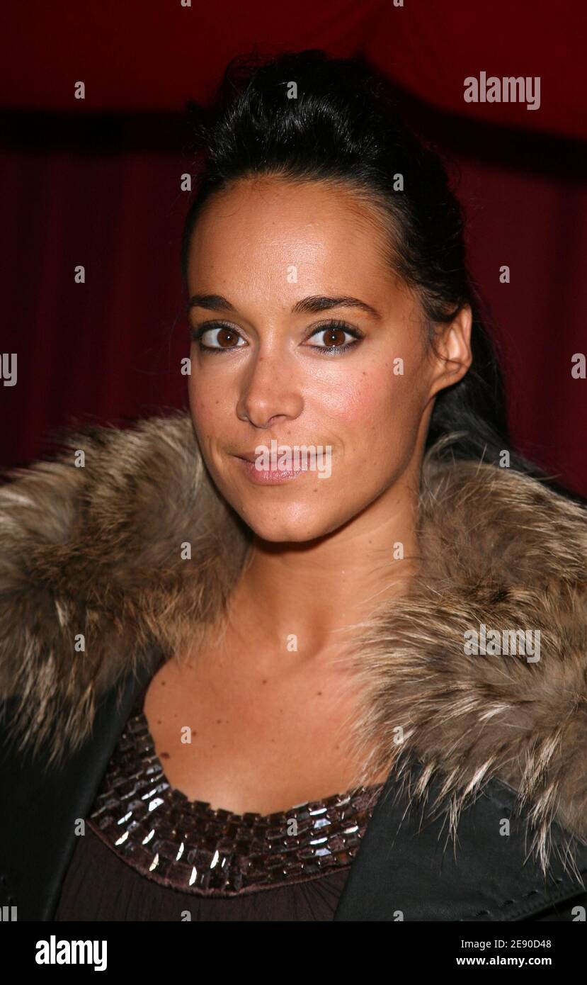 TV presenter Karine Lima poses during the party held at the Arlette ...
