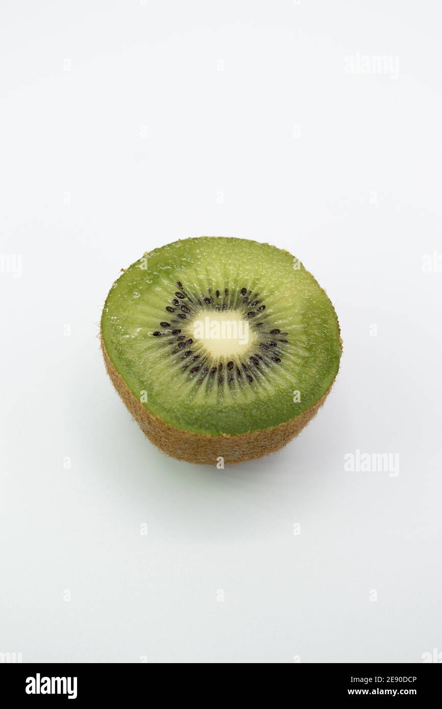 This is a ripe and isolated kiwi with good colors and aesthetic on ...