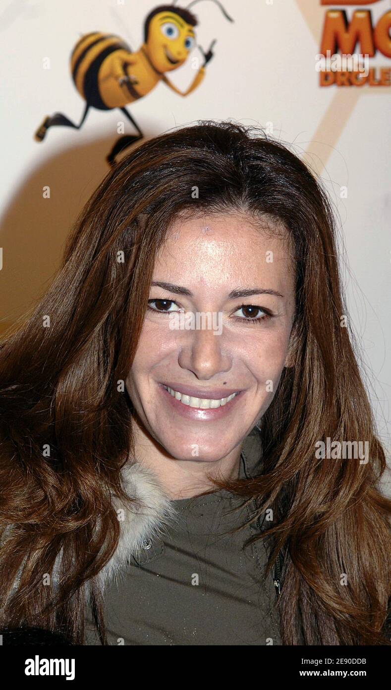 French tv presenter Elsa Fayer attends the premiere of 'Bee Moovie ...