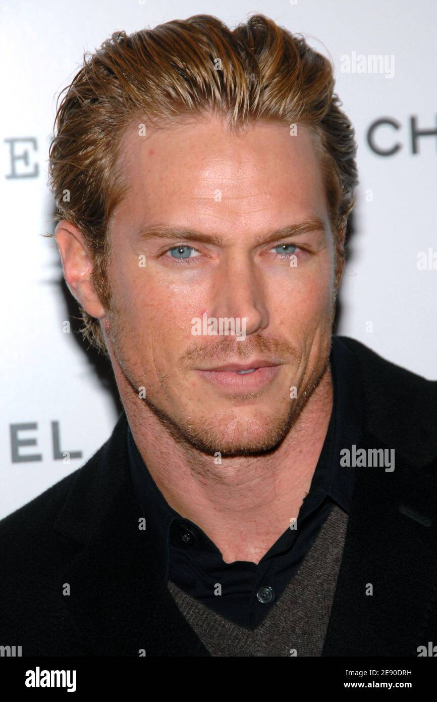 "Actor Jason Lewis arrives at a screening of the film ""Atonement ...