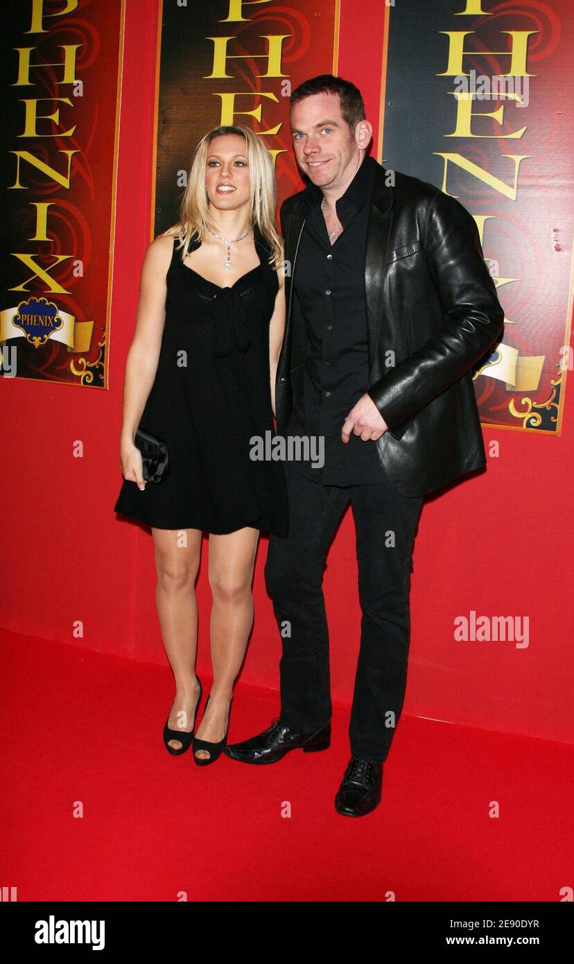 Hosts Lorie and her boyfriend Garou arriving for the opening night of ...
