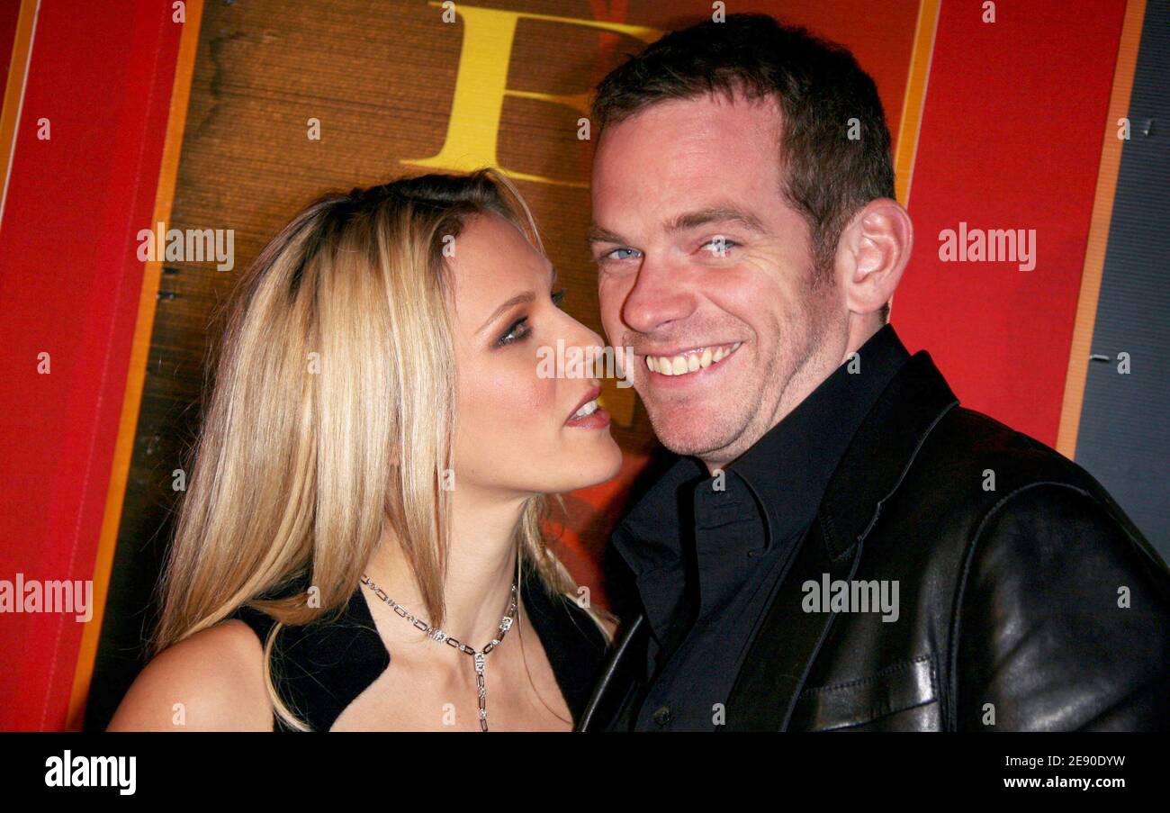 Hosts Lorie and her boyfriend Garou arriving for the opening night of ...