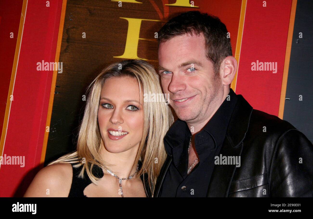 Hosts Lorie and her boyfriend Garou arriving for the opening night of ...