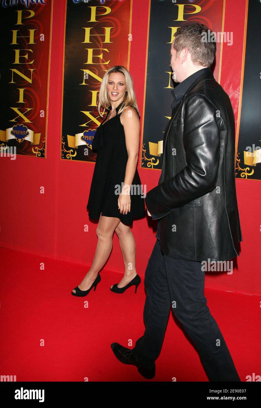 Hosts Lorie and her boyfriend Garou arriving for the opening night of ...
