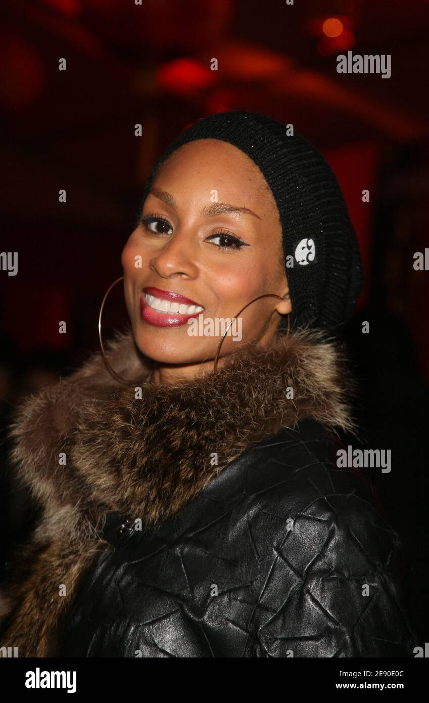 Mia Frye arriving for the opening night of 'Cirque Phenix,' in Paris ...