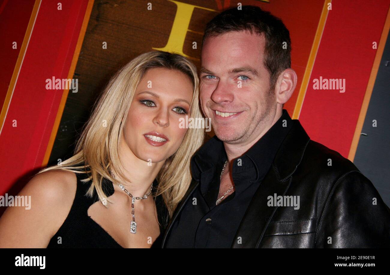 Hosts Lorie and her boyfriend Garou arriving for the opening night of ...