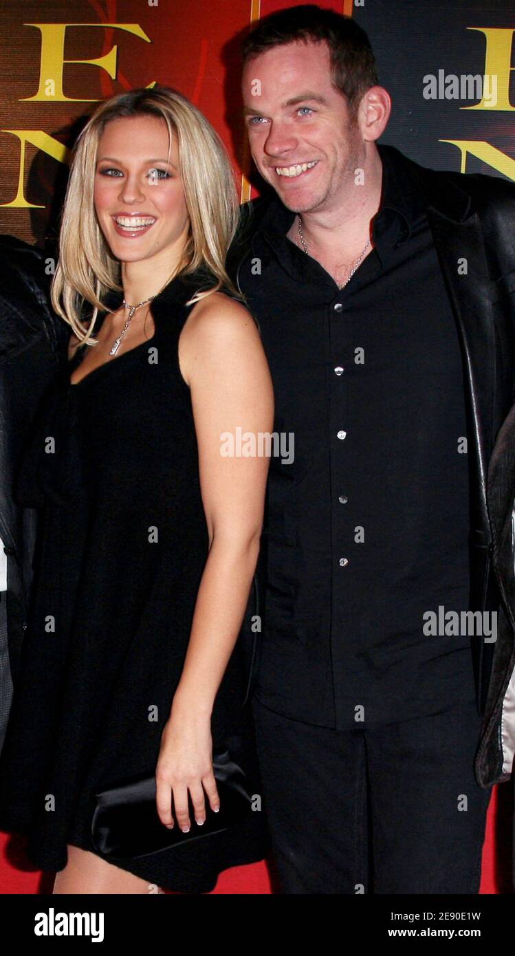 Hosts Lorie and her boyfriend Garou arriving for the opening night of ...