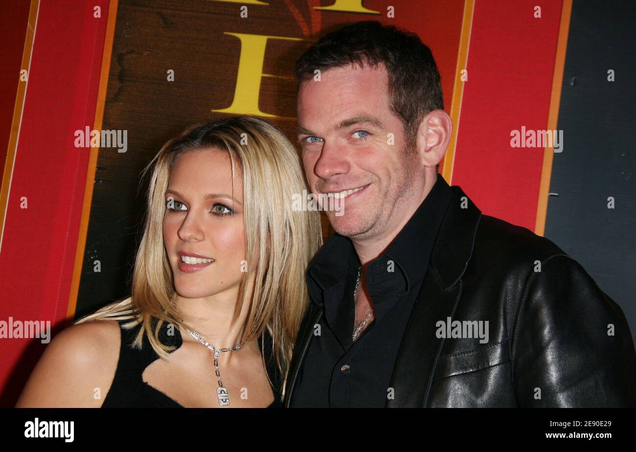 Hosts Lorie and her boyfriend Garou arriving for the opening night of ...