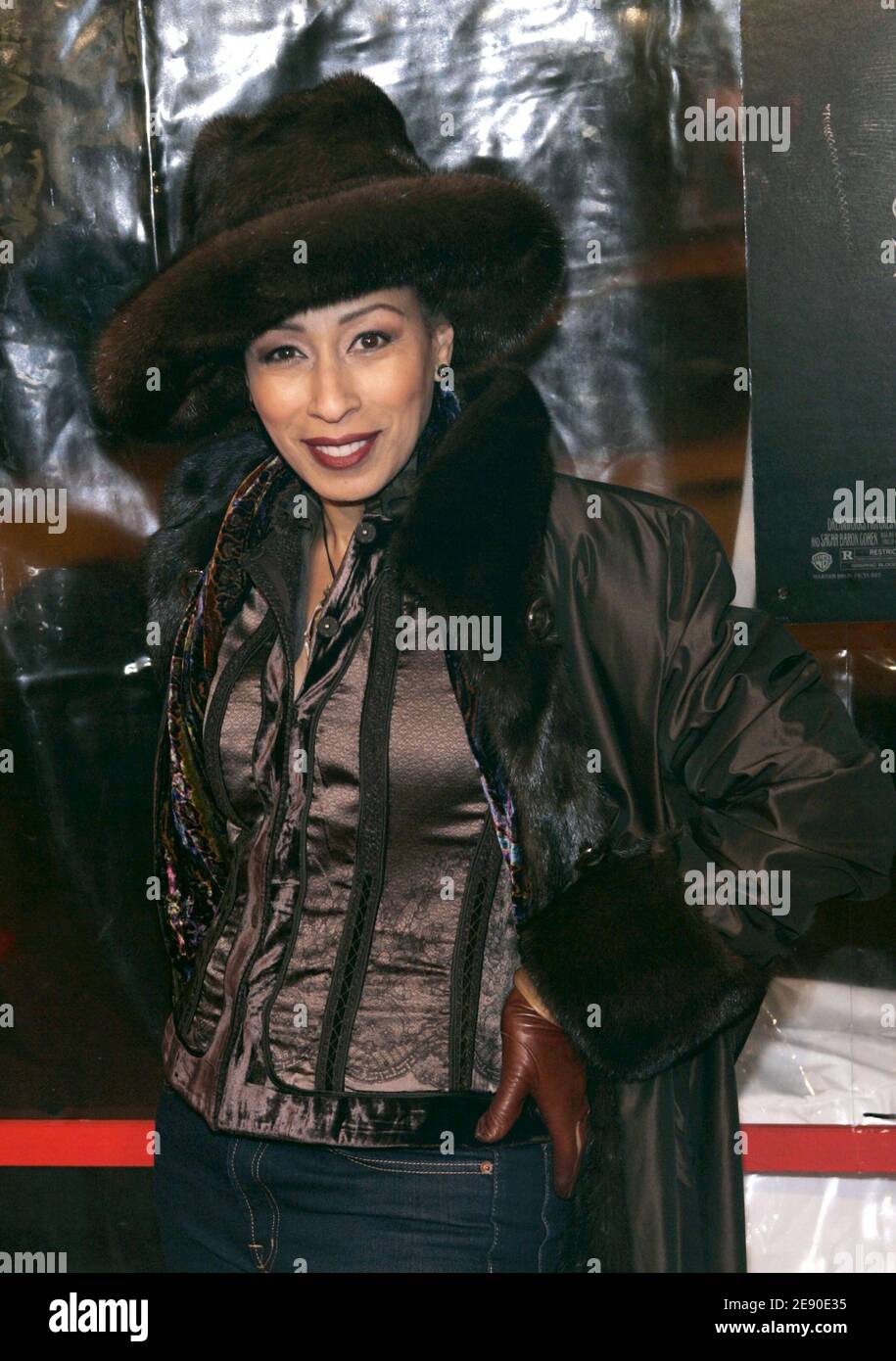 Actress Tamara Tunie arriving for the Dreamworks premiere of 'Sweeny ...