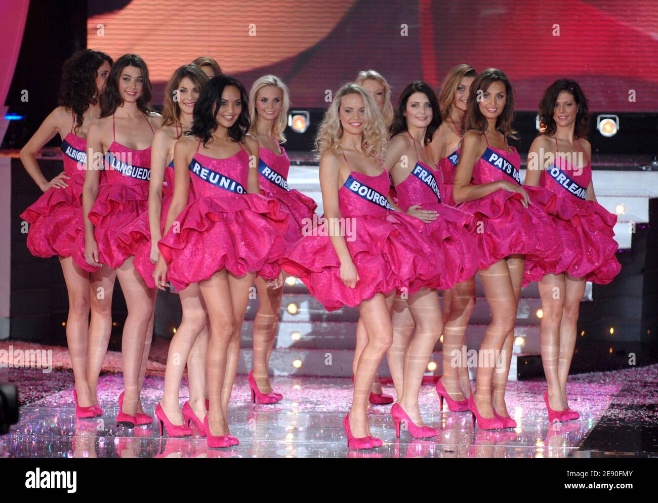 Atmosphere during the 2008 Miss France Pageant held at the Kursaal in ...