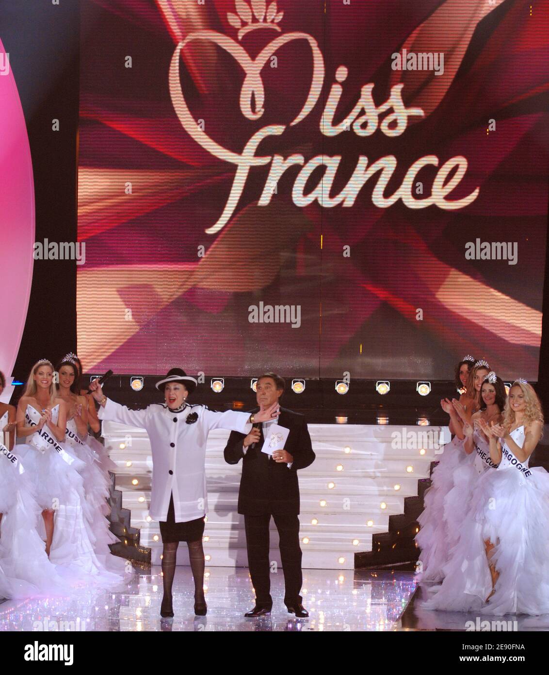 Atmosphere during the 2008 Miss France Pageant held at the Kursaal in ...