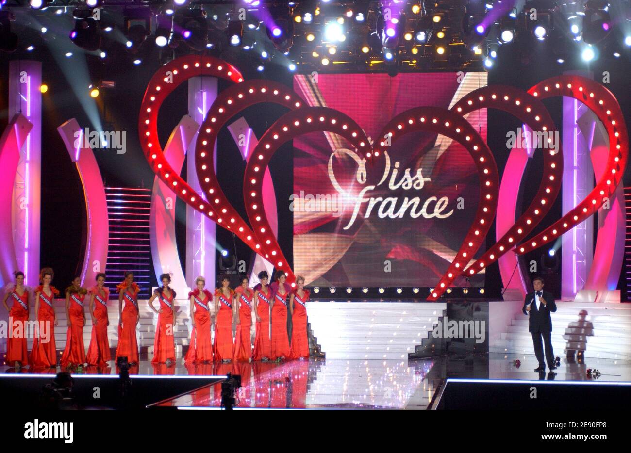 Atmosphere during the 2008 Miss France Pageant held at the Kursaal in ...