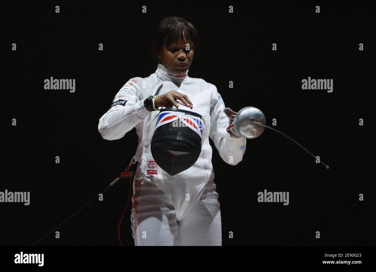 France's Laura Flessel-Colovic at the Fencing French Championship in ...