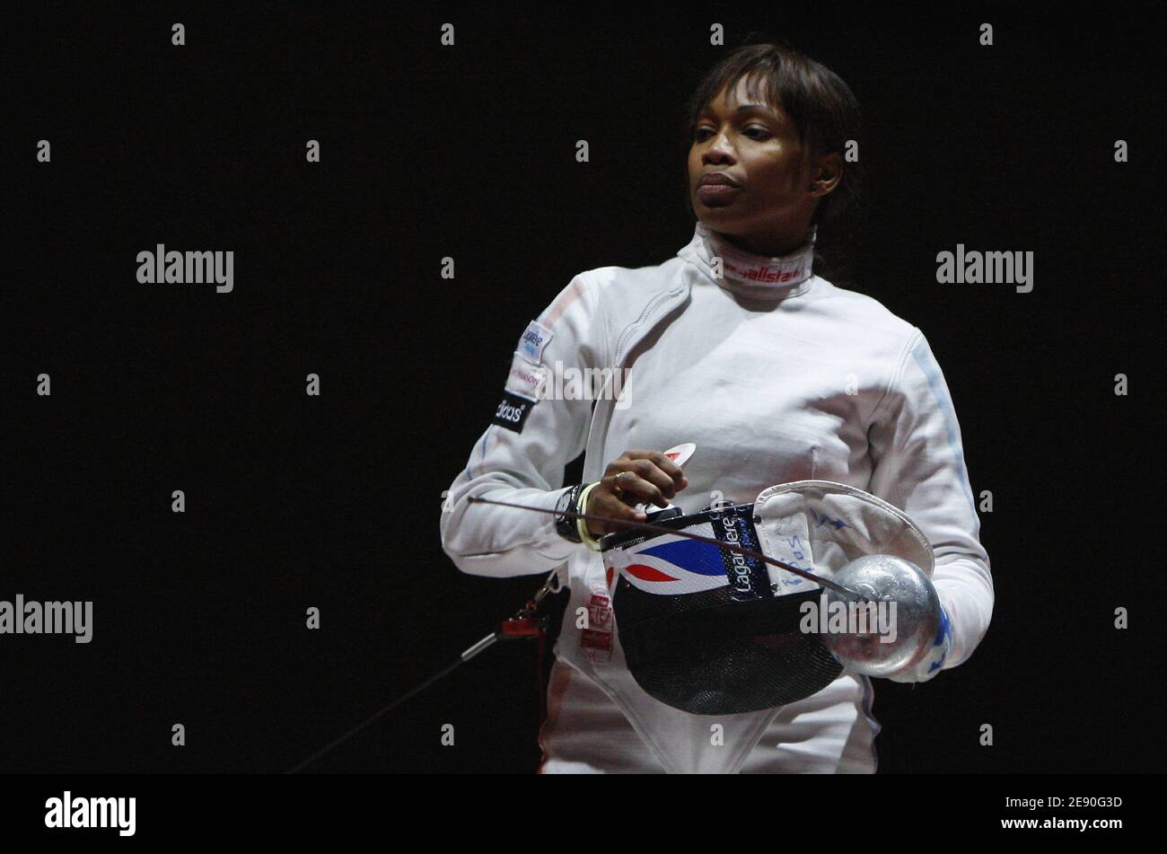 France's Laura Flessel-Colovic at the Fencing French Championship in ...