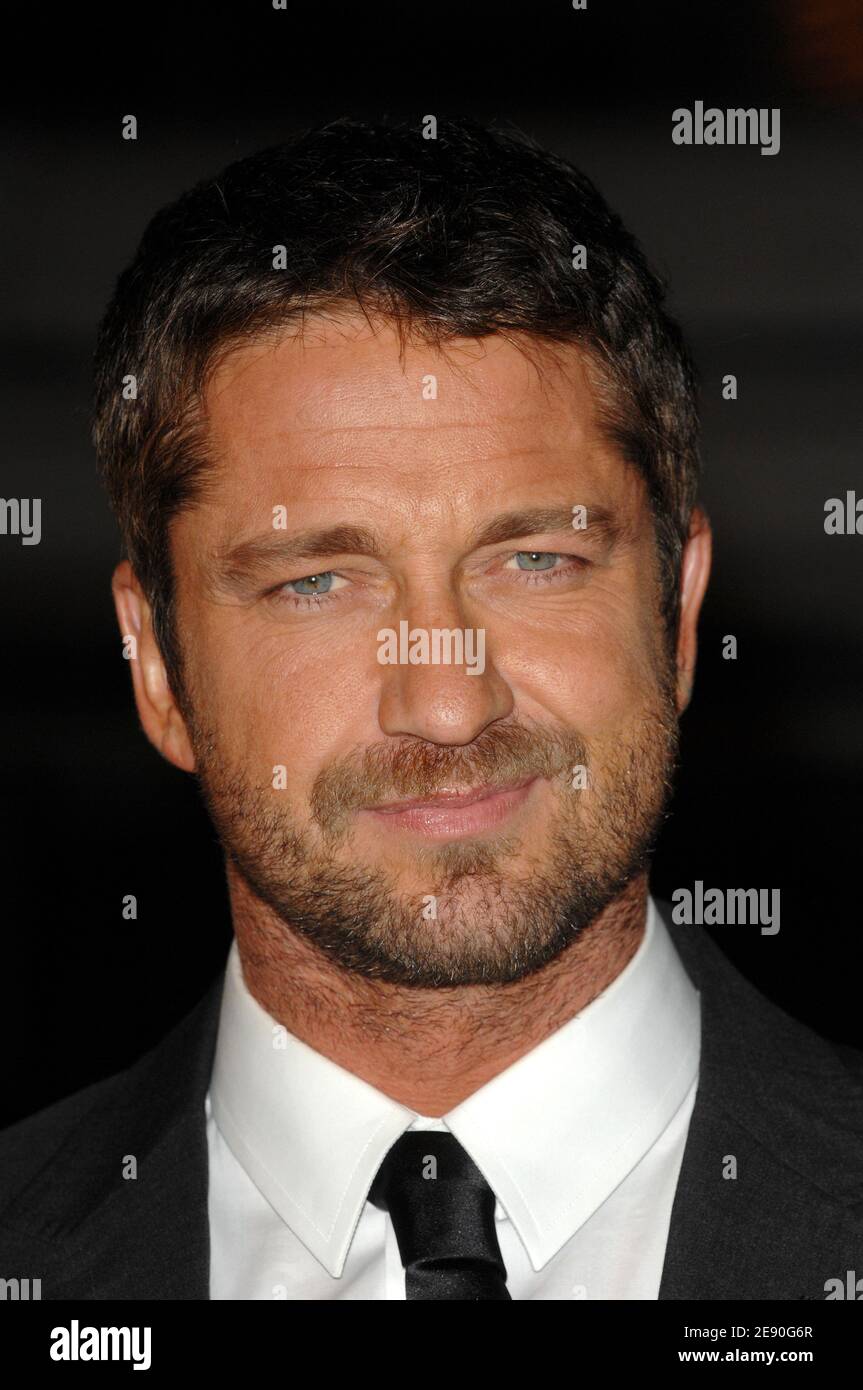 Gerard Butler attends the premiere of 'P.S I Love You,' held at the ...