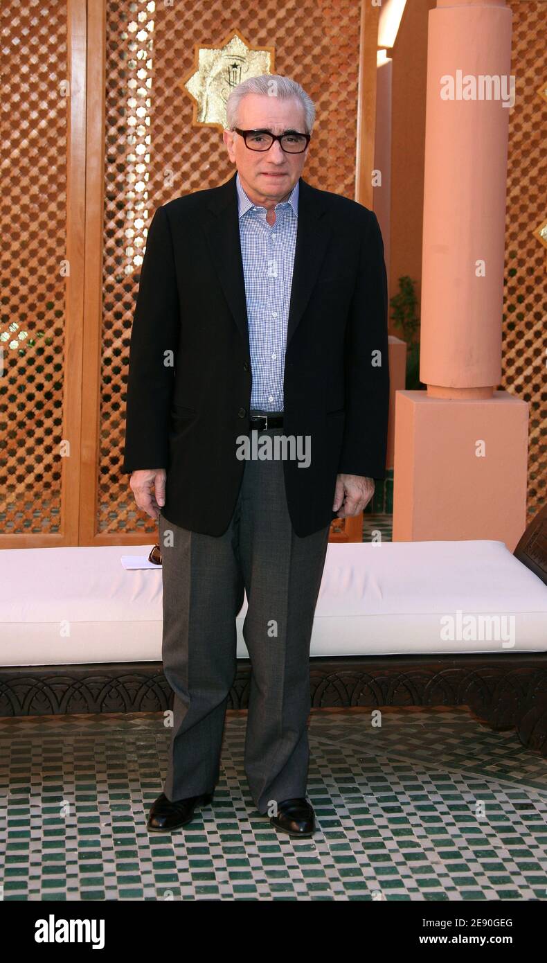 US director Martin Scorsese poses for our photographer during the 7th ...