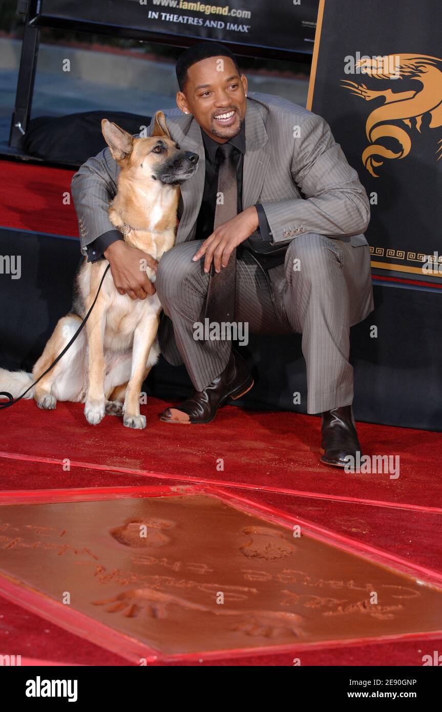 Will Smith Foot and Handprint Ceremony held at the Grauman's Chinese ...