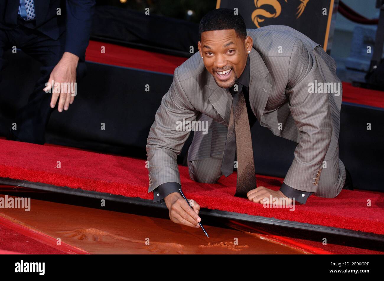 Will Smith Foot and Handprint Ceremony held at the Grauman's Chinese ...