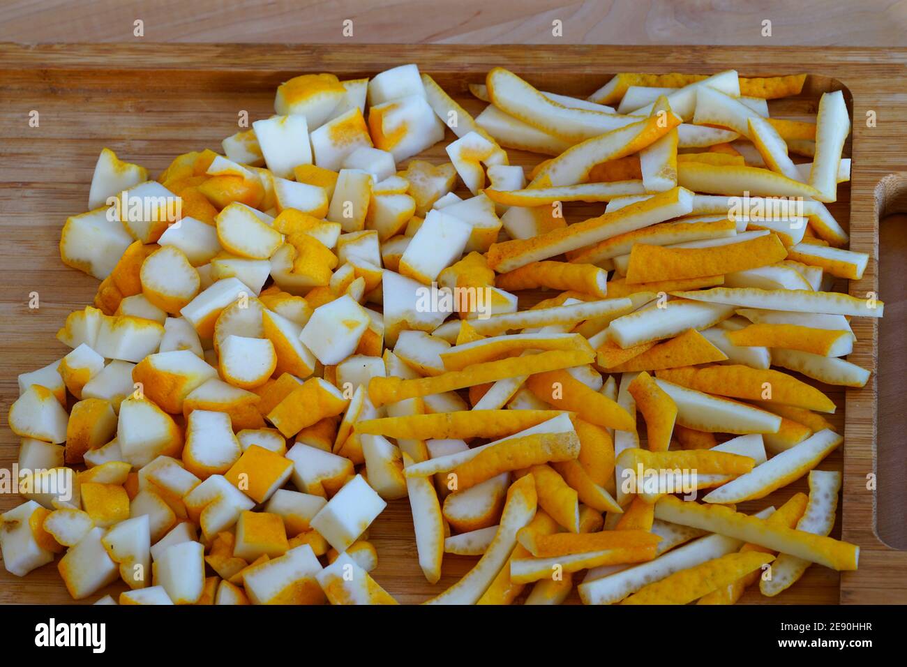 A fresh yellow Buddha’s Hand (Citrus medica var. sarcodactylis) or ...