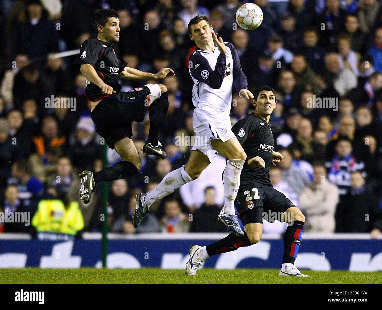 Olympique Lyonnais' Jeremy Toulalan during the UEFA Champions League ...