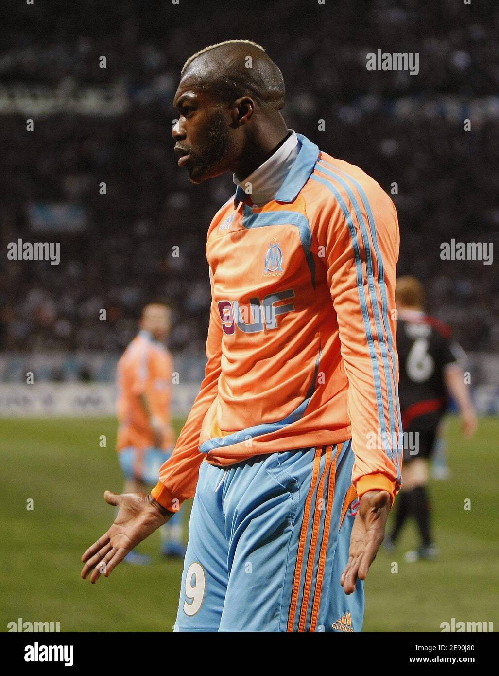 Marseille's Djibril Cisse during the UEFA Champions league soccer match ...