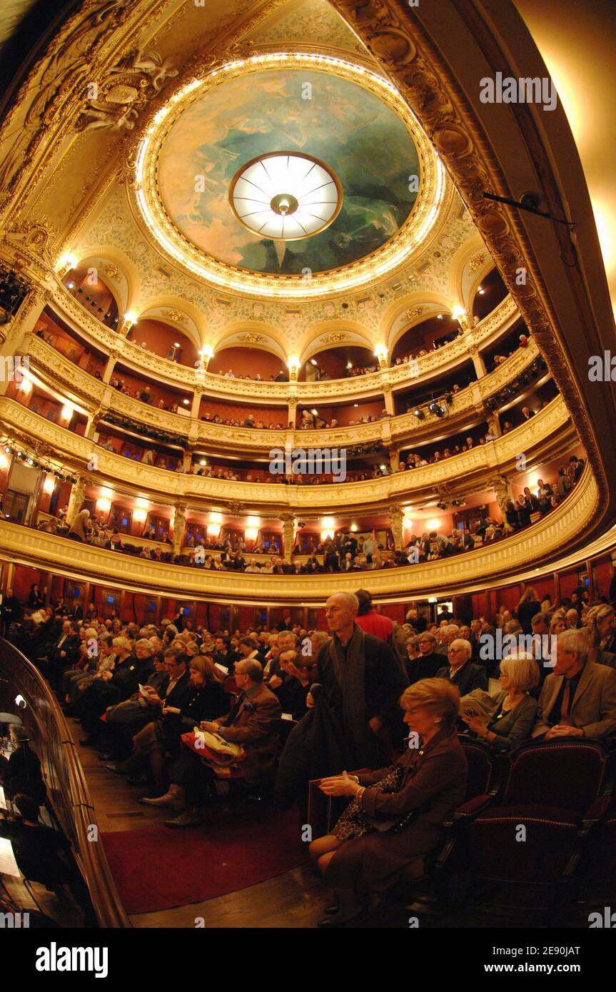 Various views of the Opera Comique on its reopening night after ...