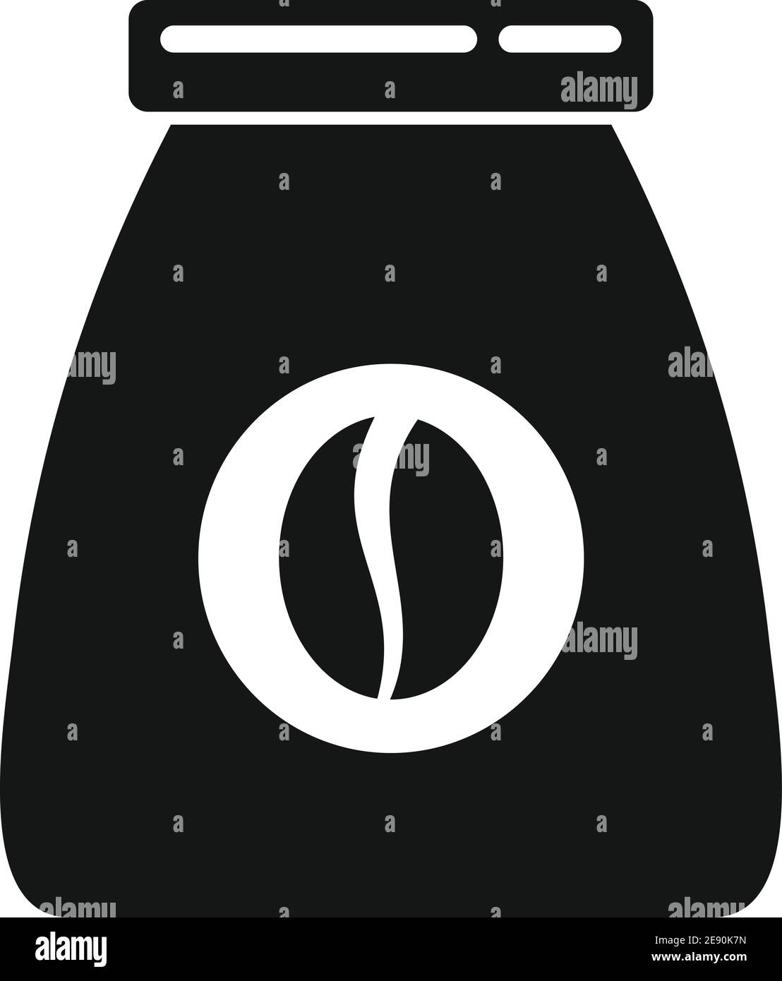 Coffee bean bag icon, simple style Stock Vector Image & Art - Alamy