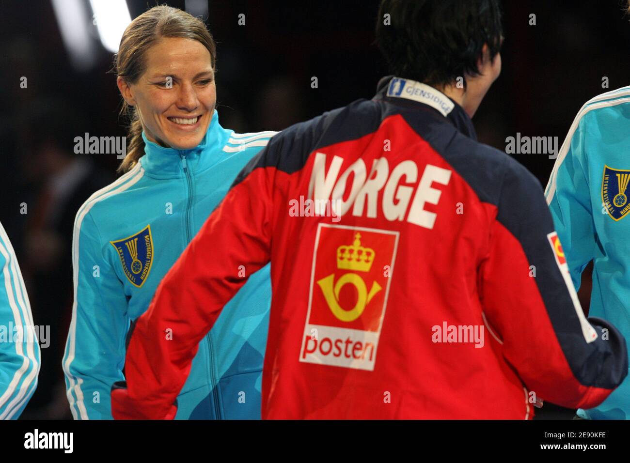 Norway's Gro Hammerseng and Katja Nyberg during the Women's World ...