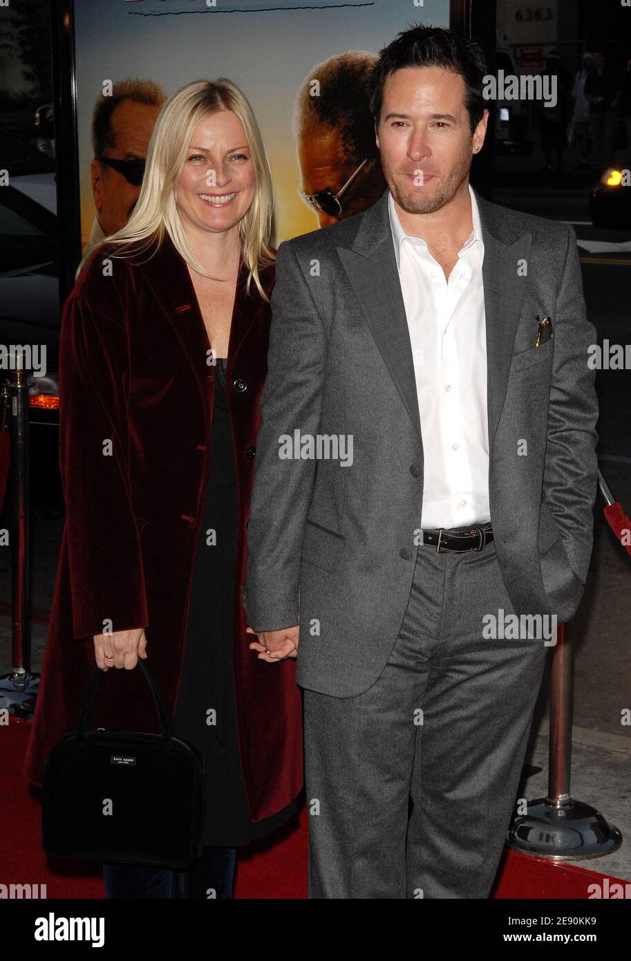"Rob Morrow and wife Debbon Ayer attend Warner Bros.' premiere of ""The ...