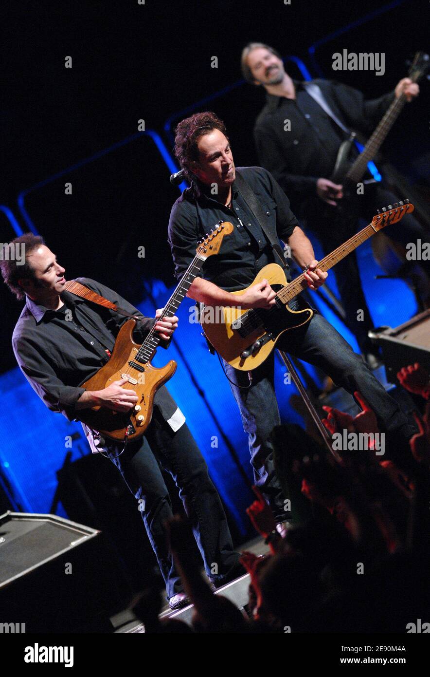 American singer Bruce Springsteen performs live on stage during the ...