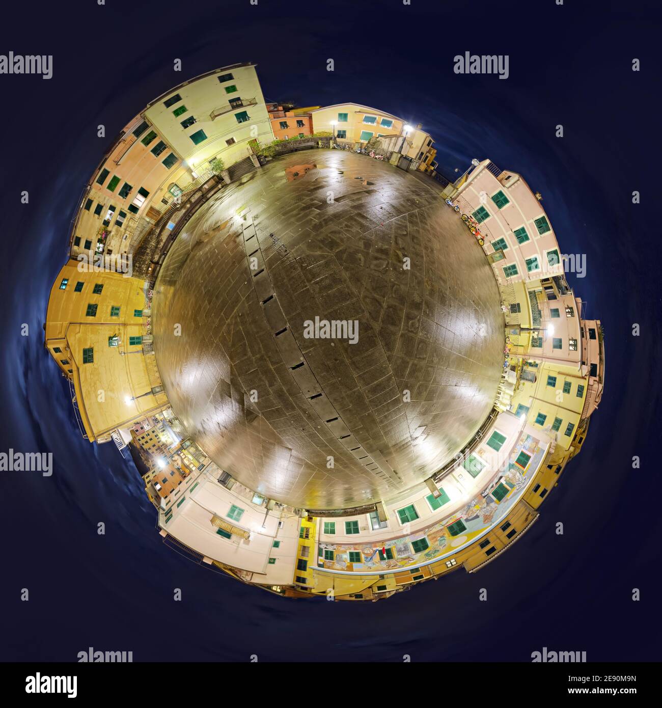 Little planet spherical aerial hi-res stock photography and images - Alamy