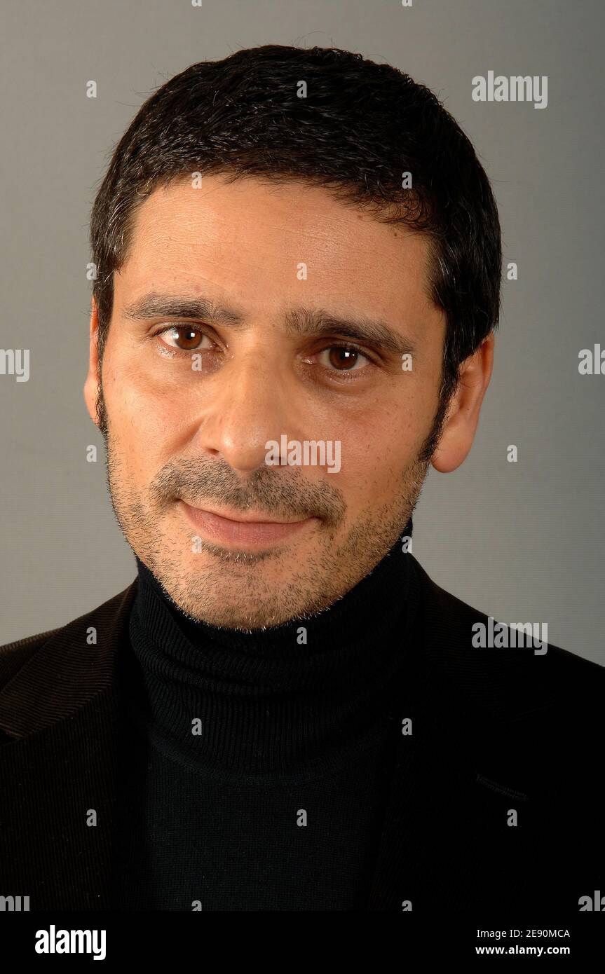 French actor Pascal Elbe poses for our photographer after the 'Prix ...