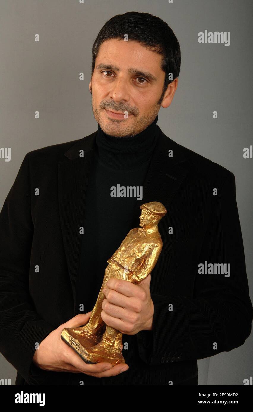 French actor Pascal Elbe poses for our photographer after the 'Prix ...