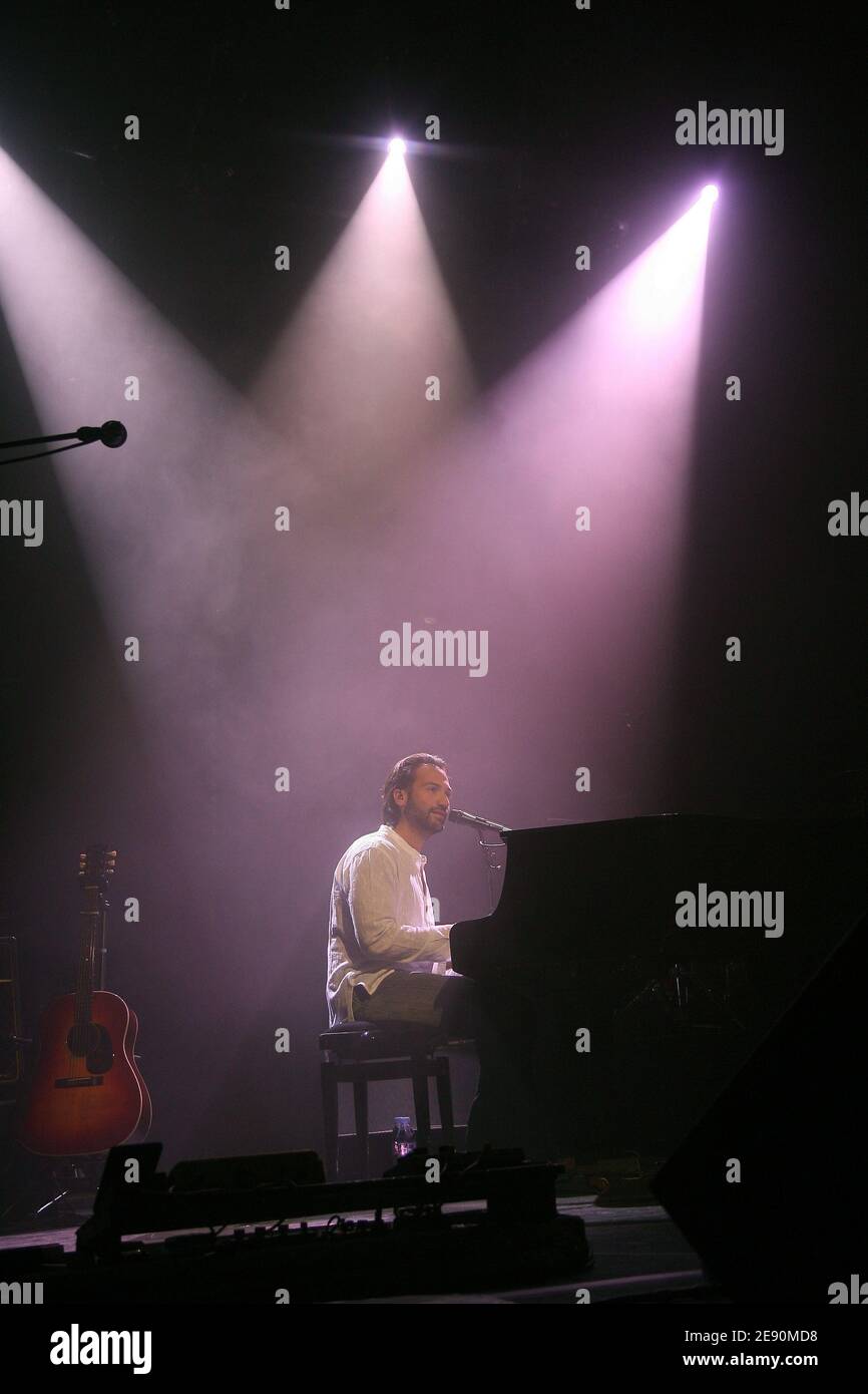 Italian born singer Davide Esposito performs live at 'Le Casino de ...