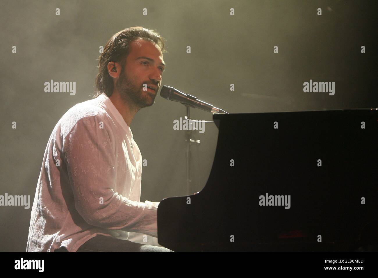 Italian born singer Davide Esposito performs live at 'Le Casino de ...