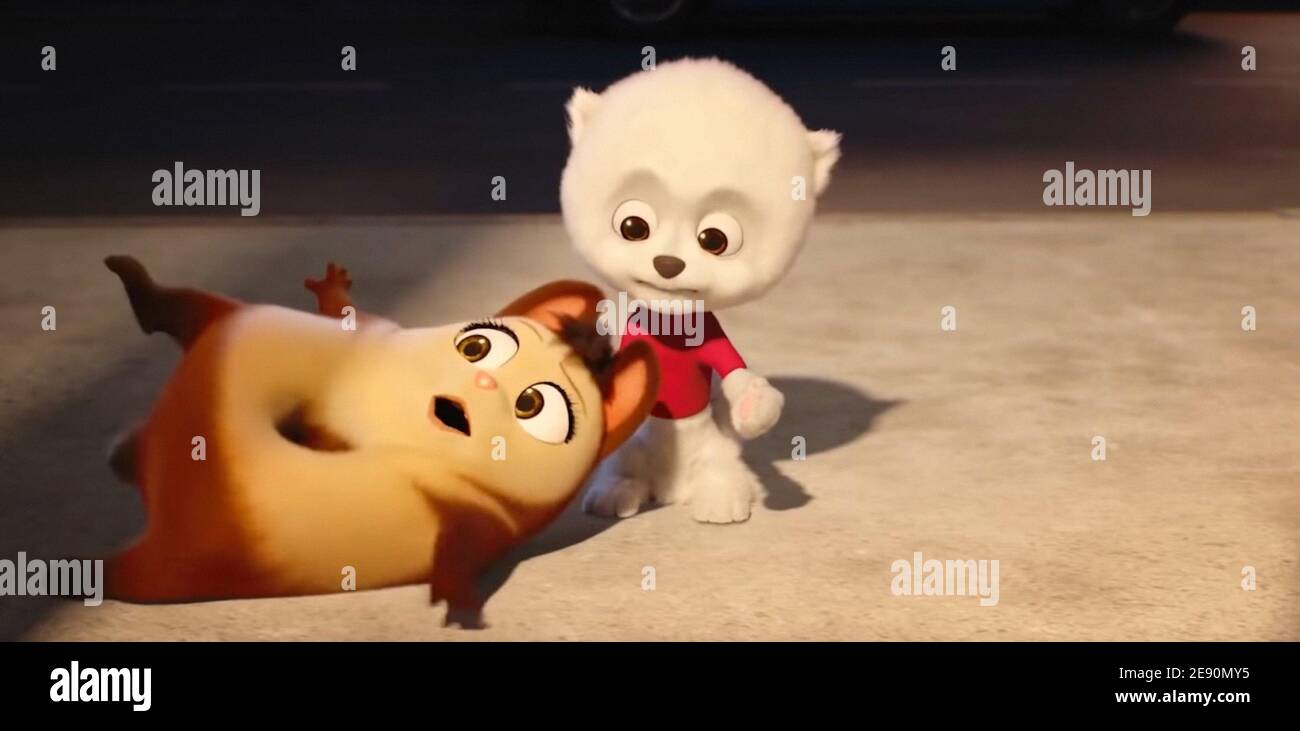 EXTINCT, from left: Op (voice: Rachel Bloom), Clarance (voice: Ken ...