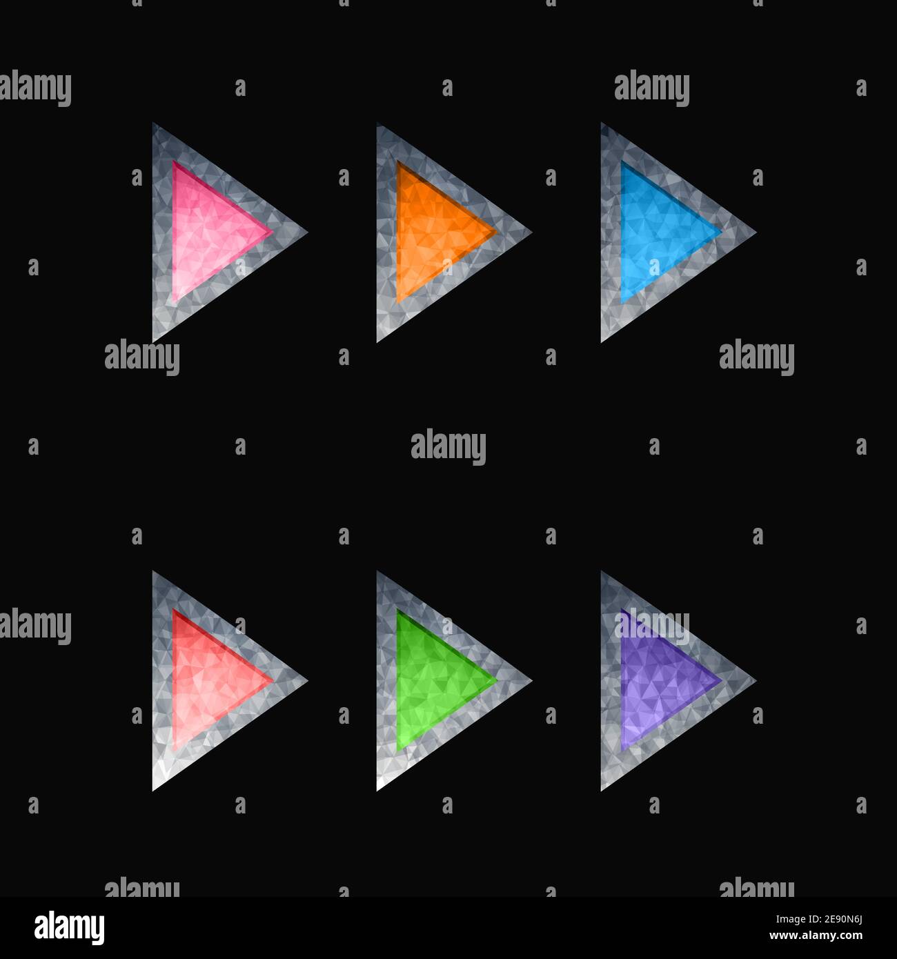 Gaming elements isolated on white background. Design for computer game ...