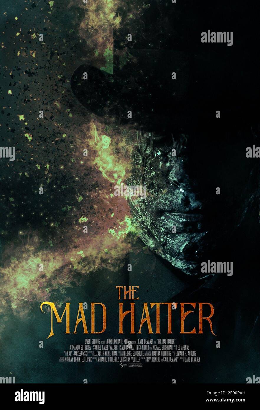 THE MAD HATTER, poster, Zac Zedalis as the Mad Hatter, 2020. © Blue Fox ...