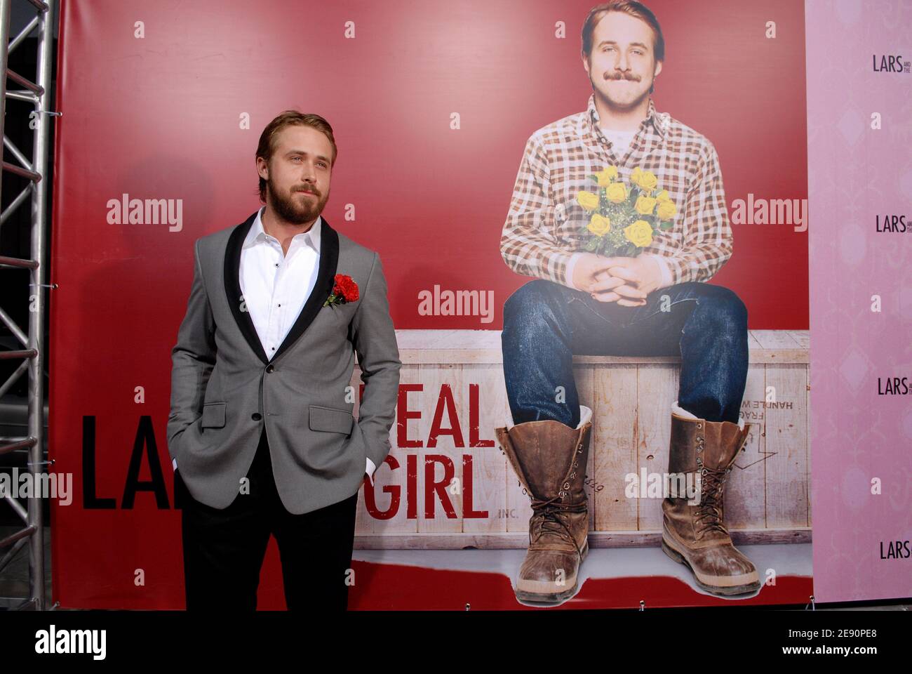 Ryan Gosling attends the premiere of "Lars and the Real Girl" at the ...