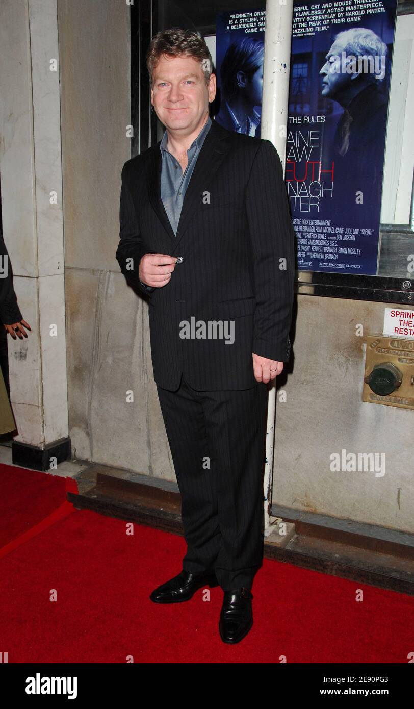 Director and actor Kenneth Branagh attends the premiere of Sony ...