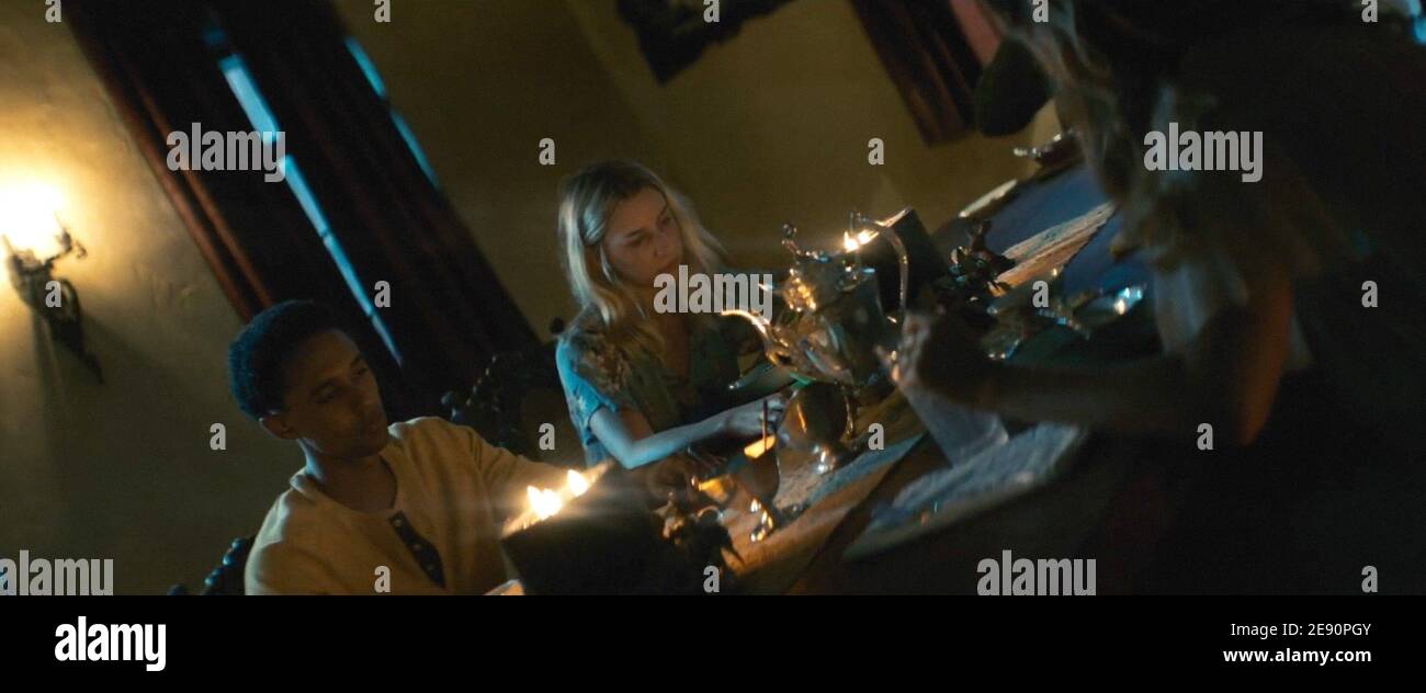 THE MAD HATTER, from left: Nick Miller, Rachel Brunner, 2020. © Blue ...