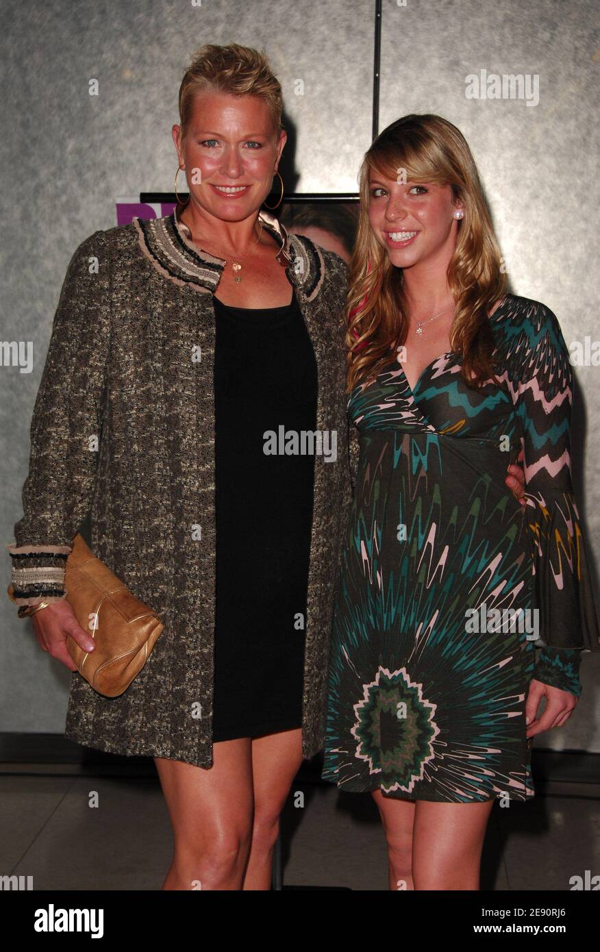 Model Emme Aronson (L) and Arianna Aronson attend REDBOOK'S 2007 ...