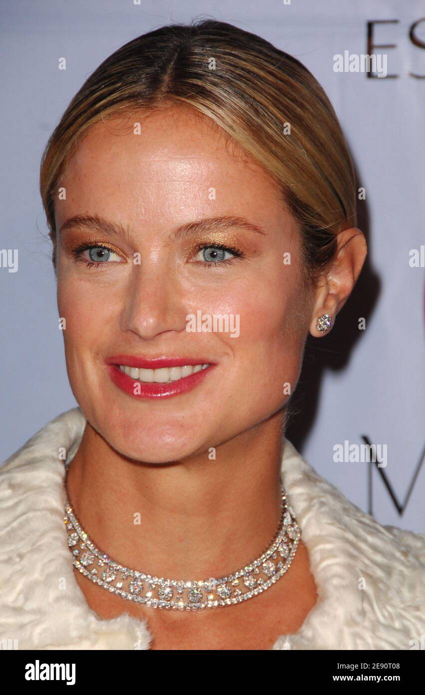 Model Carolyn Murphy poses as she arrives for the Princess Grace ...