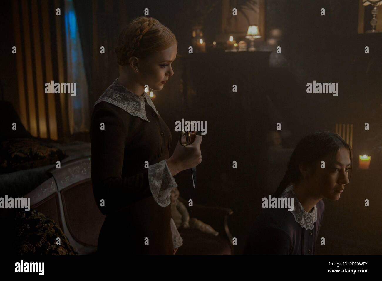 CHILLING ADVENTURES OF SABRINA, from left: Abigail Cowen, Adeline ...